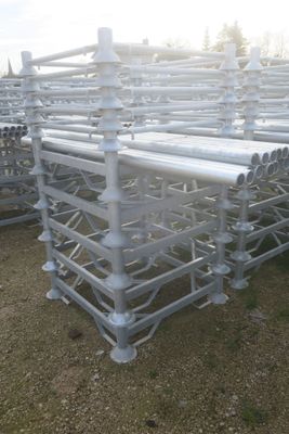 5 palettes métal à ranchets 98x98 avec couronnement porte... - 85151421 ...