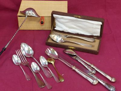 Silver-plated cutlery, various models including CHRISTOFL... - 85043318 ...