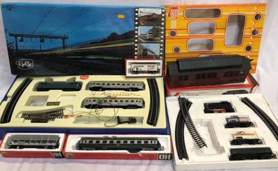 TRAINS - H0 Ensemble de trains, -GEGE, coffret l'Aquil... - 82962400 ...
