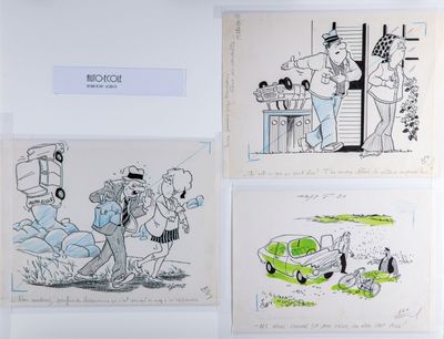 René HOVIVIAN (1929-2005), dit HOVIV alias ISA ; André GO... - 74116700 ...