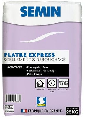 Lot de 56 sacs de platre Express de 25 kg de la marque SE... - 85113558 ...
