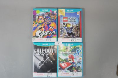 Nintendo Wii U, lot de 4 jeux en boites dont Mario Kart 8... - 85398413 ...