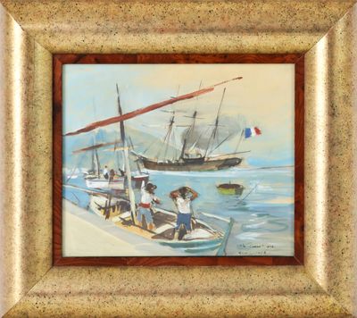 René Goulet (1921-2004), Le Corse, aquarelle, gouache et ... - 82499746 ...
