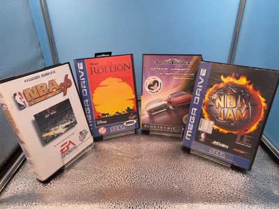 Lot de jeux de SegaMegaDrive Nba 96/Le roi lion/Lotus tur... - 83885650 ...