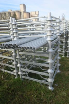 5 palettes métal à ranchets 98x98 avec couronnement porte... - 85151403 ...