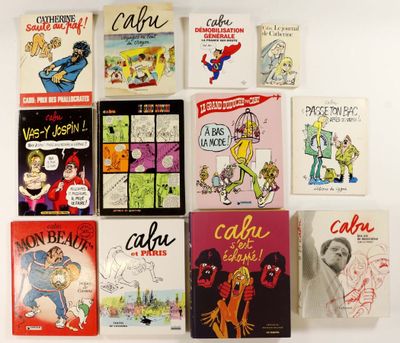 [HUMOUR / CARICATURE / DESSIN DE PRESSE] CABU - 12 livres... - 71548883 ...