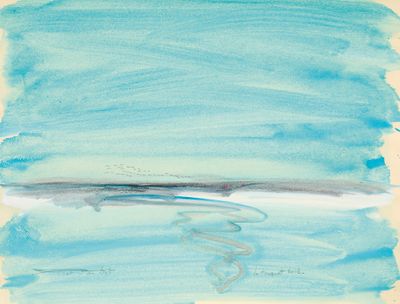 Piet VAN HOST (1930-2015) Blue day in Le Touquet, 2012 Wa... - 80390173 ...