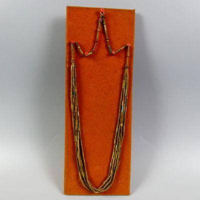 Archaeology. Egypt. Necklace with five strands of tubula... - 85099320 ...