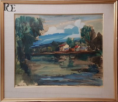 Maurice DE VLAMINCK (1876-1958), d'après "Bords de l'Ois... - 85153141 ...