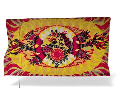 French tapestry after Alain CORMIC in wool with a Phoenix... - 84908421 ...