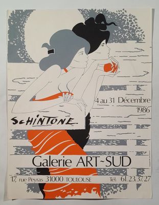 Daniel SCHINTONE (1927-2015). Reunion of 2 posters : -Ga... - 85166757 ...