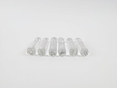 DAUM Six knife-rests in moulded crystal. Original box - 85166236-221 ...