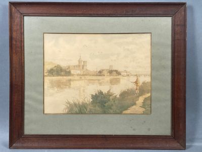 Paul GREGOIRE. Vue de l'Abbaye des Prémontrés de Pont-à-M... - 82986952 ...