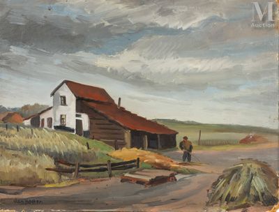 Ecole belge de la deuxième moitié du XXème siècle Fermier... - 85221749 ...