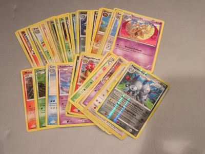 200 - POKEMON - LOT DE 50 CARTES FRANCAISES DONT BRILLA... - 85194665 ...