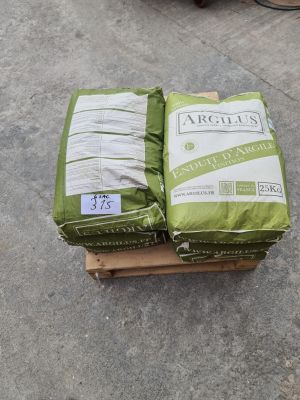 Lot de 6 sac d'enduit d'argile finition , 25KG. Marque Ar... - 82764538 ...
