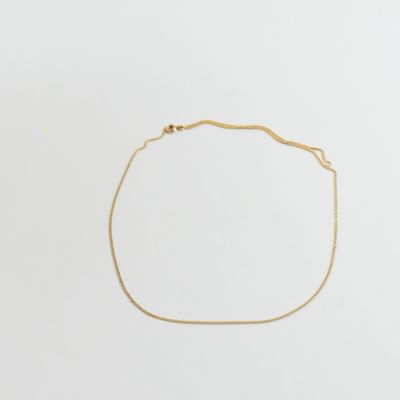 Collier maillons gourmette en or 750 mil (Restauré, 2 pet... - 85023400 ...