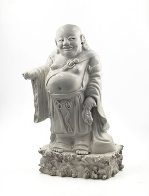 CHINE SUJET en porcelaine émaillée monochrome blanc dit ... - 84875700 ...