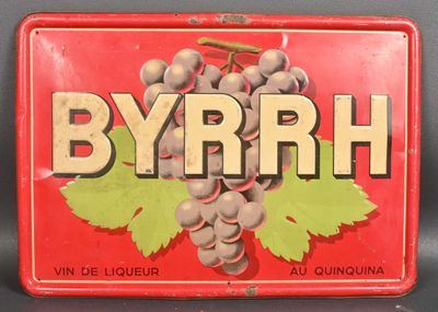 Byrrh Tôle imprimée estampé belge 35 x 50 cm. - 85115689-204 ...