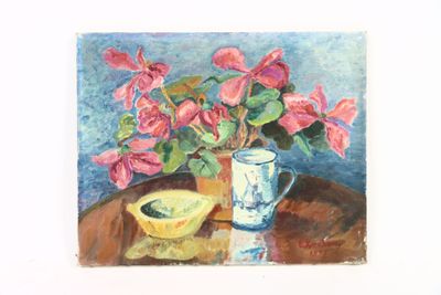 Elisabeth Simone KERSCHEN (1906-1980) Nature morte Hui... - 81631678-16 ...