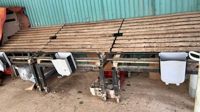 Meubles de récupération, 3 présentoirs à légumes en bois,... - 85089932 ...