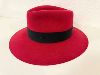 MAISON MICHEL, Wine-coloured felt hat - Size M CONDITION... - 85166469 ...
