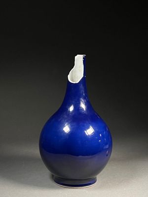 CHINE - Epoque QIANLONG (1736-1795). VASE piriforme Por... - 85318863 ...