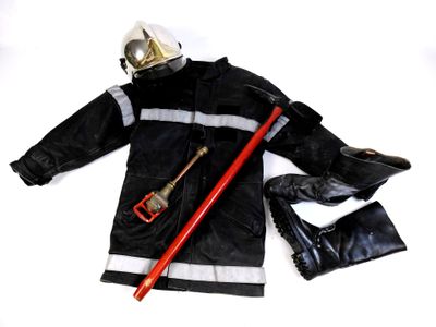 UNIFORMS. Fireman's outfit circa 1990-2000 consisting of ... - 80909019 ...