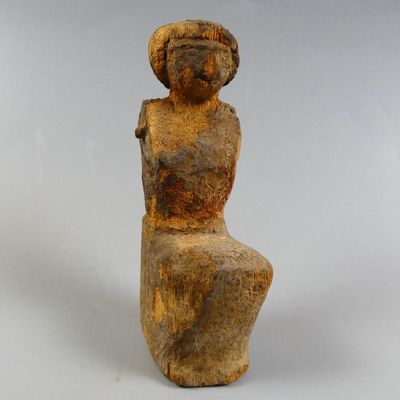 Archaeology. Egypt. Solar boat paddle. Antique wooden fig... - 85099345 ...