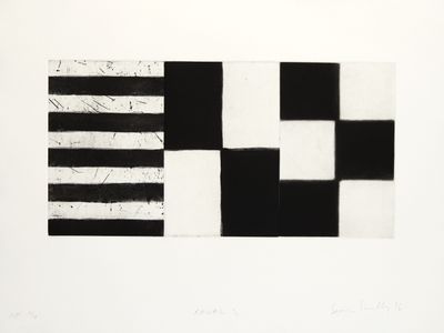 Sean SCULLY Raval 2 - 1996 Eau-forte et aquatinte en no... - 84333972-9 ...