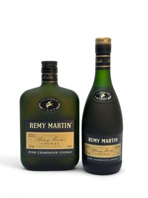 2 Bouteilles COGNAC REMY MARTIN VSOP 35cl et 70 cl - 84730289-90 | Interencheres.com