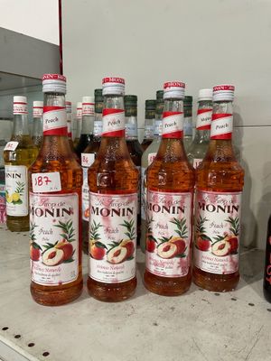 4B Monin peach syrup (70cl). As is - 84975382-187 | Interencheres.com