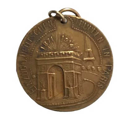GERMAN EMPIRE - COMMEMORATIVE MEDAL FOR THE ENTRY OF GERM... - 77983597 ...