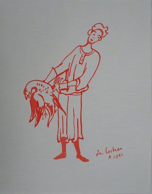 Jean COCTEAU The Butcher, 1964 Original lithograph Sign... - 85153743 ...