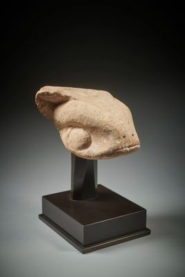 COBRA HEAD IN LIMESTONE Egyptian art, Late Period or Pto... - 83858815 ...