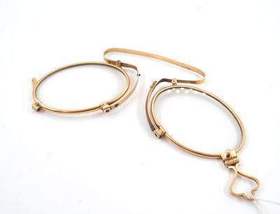 Paire de lorgnons rétractables en argent 925 °/°°, le man... - 82851320 ...