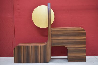 Denis BELEMBERT, Modular "AUBE" console table in larch pi... - 84413843 ...