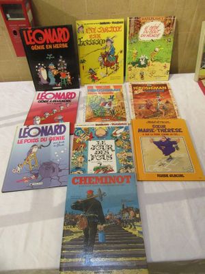 41 - LOT DE BANDES DESSINEES DONT MARSUPILAMI, LEONARD,... - 85124662 ...