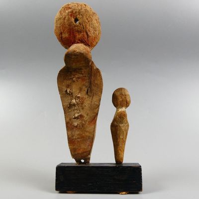Archaeology. Egypt. Duo of wooden Uraei. L. max 13.5cm. P... - 85099311 ...