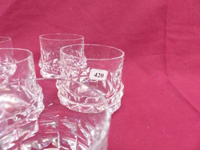 6 cut crystal whisky glasses - 85043152-420 | Interencheres.com