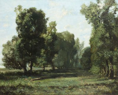 Louis-Augustin AUGUIN (1824-1903) Paysage, Port-Berteau,... - 70565408 ...