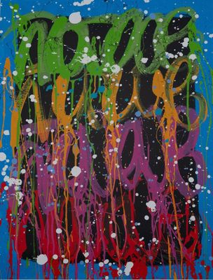 JONONE (John Andrew PERELLO) (1963) Blue Original serigr... - 85153556 ...