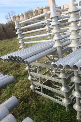 5 palettes métal à ranchets 98x98 avec couronnement porte... - 85151402 ...