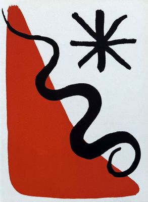 Alexander CALDER Star composition Lithograph in colours,... - 85153413 ...