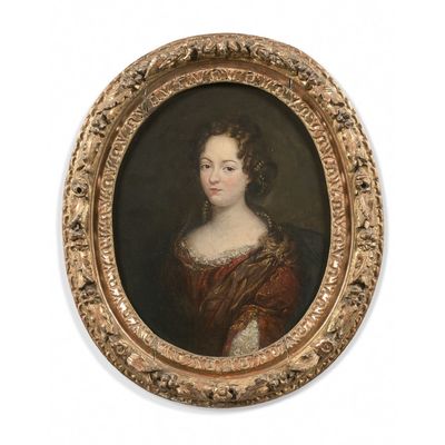 FRENCH SCHOOL CIRCA 1680 PORTRAIT OF A WOMAN IN A RED DRE... - 80712924 ...