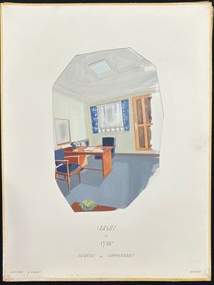 René GOULET (1921-2012) for Ateliers H. GOULET decorator ... - 81781993 ...